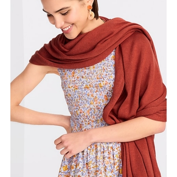 J. Crew | Accessories | Jcrew Cottoncashmere Wrap | Poshmark
